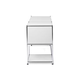 Tchibo - Schreibtisch Metall &raquo;Cn3&laquo; mit Klappt&uuml;r - 116x52,5x75cm - chrom -