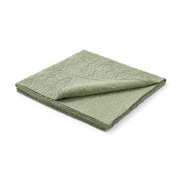Tchibo - Premium-Bett&uuml;berwurf - gr&uuml;n