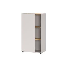 Tchibo - Aktenschrank &raquo;GW-Adrano&laquo; - 61x34x110cm - braun - Holz / Kunststoff