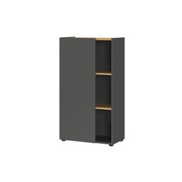 Tchibo - Aktenschrank &raquo;GW-Adrano&laquo; - 61x34x110cm - braun - Holz / Kunststoff