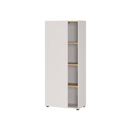 Tchibo - Aktenschrank &raquo;GW-Adrano&laquo; - 61x34x145cm - braun - Holz / Kunststoff