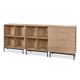 Tchibo - Regalmodul &raquo;Flemming&laquo; - 75x37,5x75cm - braun -