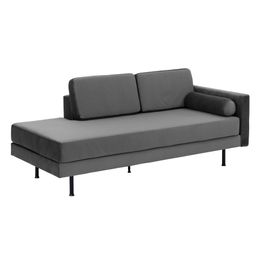 Tchibo - R&eacute;camiere &raquo;Ivo&laquo; - 190x87x81cm - anthrazit - Holz / Polyester / Metall