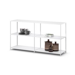 Tchibo - Metallkonsole - 158,5x39x80,5cm - wei&szlig; - Stahl