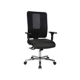 Topstar Drehstuhl &raquo;Open X&laquo; - 48x48x106cm - anthrazit - Kunststoff / Stahl / Polypropylen