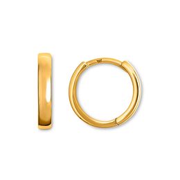 Tchibo - 585 Gold Creolen glatt - gold