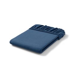Tchibo - Topper-Spannbettlaken - blau