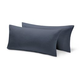 Tchibo - 2 Jersey-Kopfkissenbez&uuml;ge - blau