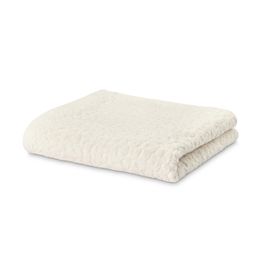 Tchibo - Premium-Jacquard-Badetuch - wei&szlig;