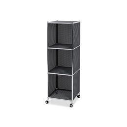 Tchibo - Rollmodul Metall &raquo;Cn3&laquo; - 40x40x127cm - chrom -