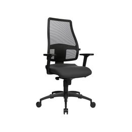 Tchibo - Drehstuhl &raquo;Syncro Net&laquo; - 48x48x108cm - anthrazit - Kunststoff / Stahl / Polyester
