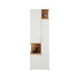 Tchibo - Vitrine &raquo;Nonza&laquo; - 60x40x195cm - braun - Holz / Metall
