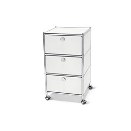 Tchibo - Rollcontainer &raquo;Cn3&laquo; mit 3 Schubladen - 40x40x70,5cm - chrom - Metall