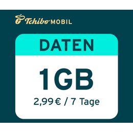 Tchibo - Datenoption 7 Tage 1 GB