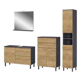 Tchibo - Set &raquo;Salinas&laquo; gro&szlig; mit Kommode - 80x34x56cm - braun - Holz