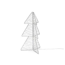 Tchibo - LED-Outdoor-Tanne - silber