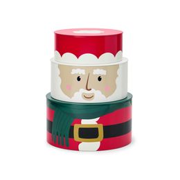 Tchibo - 3 Keksdosen mit Weihnachtsmotiv - mehrfarbig