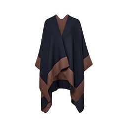 Tchibo - Wende-Poncho - dunkelblau