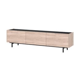 Tchibo - Lowboard &raquo;Cantonia&laquo; mit 3 Klappen - 184x40x48cm - schwarz - Holz / Metall / Kunststoff