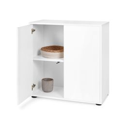 Tchibo - Regalmodul &raquo;Flemming&laquo; - 75x37,5x75cm - wei&szlig; - Holz / Kunststoff
