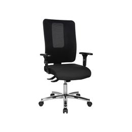 Topstar Drehstuhl &raquo;Open X&laquo; - 48x48x106cm - schwarz - Kunststoff / Stahl / Polypropylen