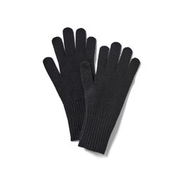 Tchibo - Strickhandschuhe mit Wolle - schwarz