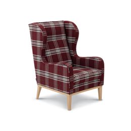 Tchibo - Ohrensessel &raquo;Anthony&laquo; - 66x78x104cm - braun - Polyester / Buchenholz / Holz