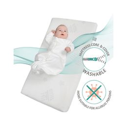 Roba 2-in-1-Beistellbett &raquo;safe asleep &laquo; - 47x99,5x47cm - wei&szlig; -