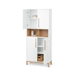 Tchibo - Bad-Hochschrank &raquo;Eklund&laquo; - 80x35x190cm - braun - Holz / Eichenholz / Eichenholz