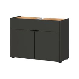 Tchibo - Waschbecken-Unterschrank &raquo;Aalborg&laquo; - 80x34x60cm - schwarz - Holz