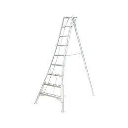 Niwaki-3-Holm-Gartenleiter &raquo;Gscs-270&laquo; - silber