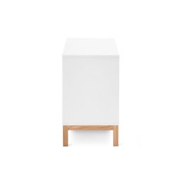 Tchibo - Flache Kommode - 80x35,5x57cm - braun -