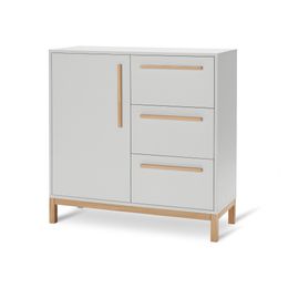 Tchibo - Bad-Sideboard &raquo;Eklund&laquo; - 90x35x90cm - hellgrau - Holz / Eichenholz