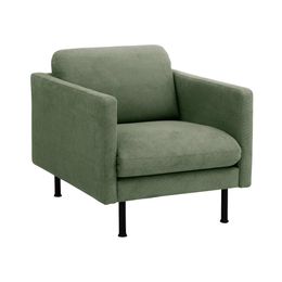 Max Winzer -Sessel &raquo;Nathan&laquo; - 76x89x78cm - schwarz - Polyester / Polyamid / Holz