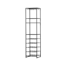 Tchibo - Woood Regal &raquo;Reese&laquo; - 45x40x185cm - schwarz - Metall