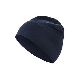 Tchibo - M&uuml;tze mit Wolle - dunkelblau