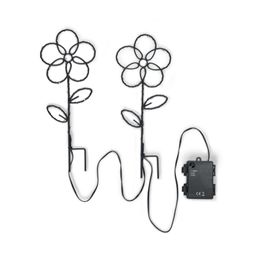 Tchibo - 2 LED-Spie&szlig;e &raquo;Blume&laquo; - schwarz