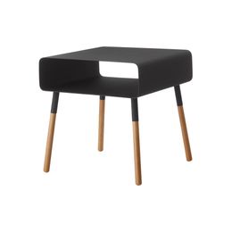 Tchibo - Yamazaki Beistelltisch &raquo;Plain&laquo; - 35x35x35cm - schwarz - Stahl / Holz