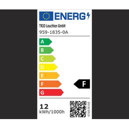 Trio LED-Tischleuchte &raquo;Monza&laquo; - 19x46x57cm - wei&szlig; -