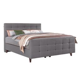 Tchibo - Boxspringbett &raquo;Dory&laquo; mit Topper - 181x223x121cm - braun - Holz / Polyester / Polyamid