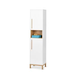 Tchibo - Bad-Hochschrank &raquo;Eklund&laquo; - 45x35x190cm - braun - Holz / Eichenholz / Holz