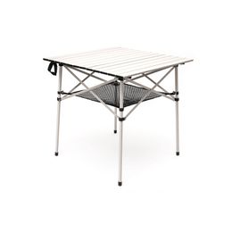Tchibo - Camping-Alu-Klapptisch mit Netz - silber