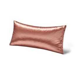Tchibo - Seiden-Baumwoll-Kopfkissenbezug - ros&eacute;
