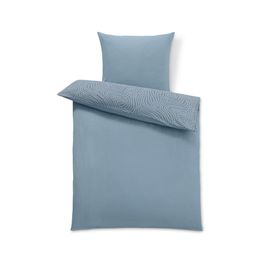 Tchibo - Winterjersey-Bettw&auml;sche - blau