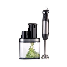 TREBS-2-in-1-Stabmixer-und-Spiralschneider &raquo;99337&laquo; - silber