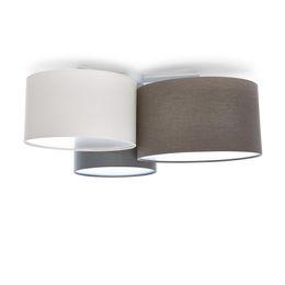 Tchibo - Deckenleuchte mit Textilschirm - 61x49,5x25,5cm - wei&szlig; - Metall