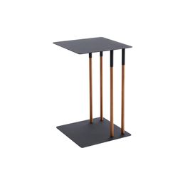 Tchibo - Yamazaki Beistelltisch &raquo;Plain&laquo; - 35x35x55cm - schwarz - Stahl / Holz