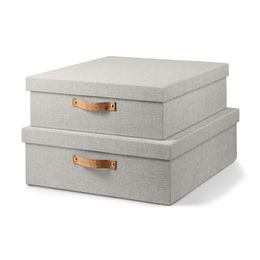 Tchibo - XL-Ordnungsboxen-Set - grau