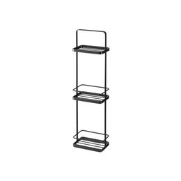 Tchibo - Yamazaki Badregal mit 3 Ebenen &raquo;Tower&laquo; - 18x12x67cm - schwarz - Stahl