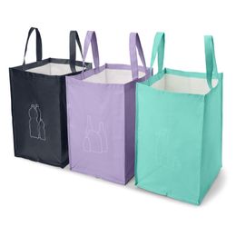 Tchibo - 3 Abfall-Sortier-Taschen - anthrazit
